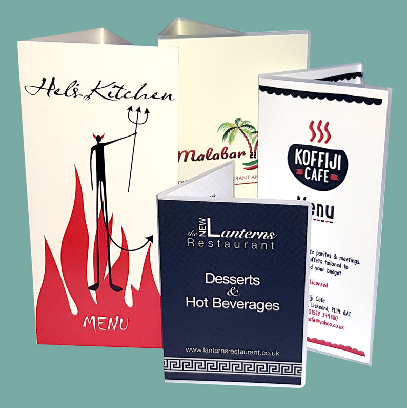 A5 Folded Menus – Adapt Graphics